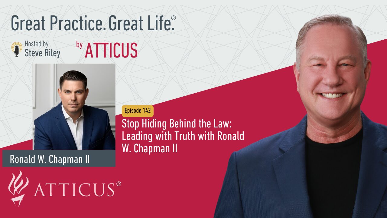 Stop Hiding Behind the Law: Leading with Truth with Ronald W. Chapman ...
